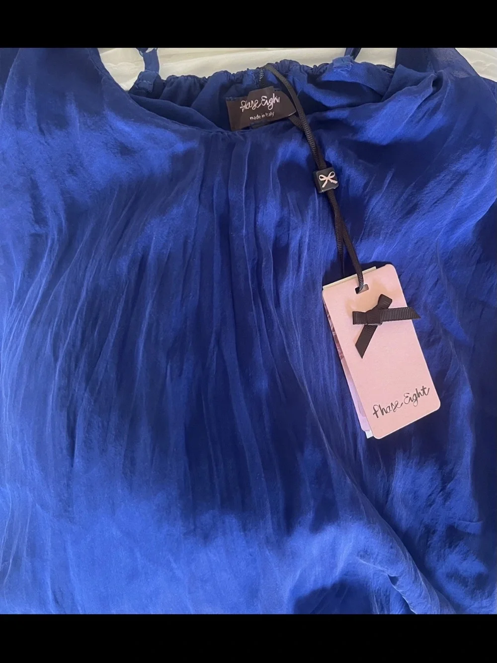 Phase Eight | Dresses | Phase Eight Nwt Blue Silk Tiered Maxi Dress Xl ...